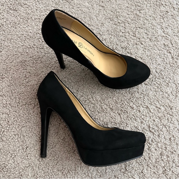 Chinese Laundry | Shoes | Chinese Laundry Black Suede Stiletto High ...